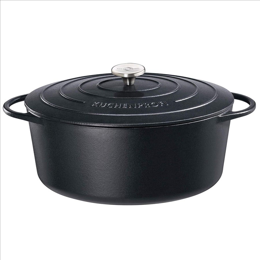 Küchenprofi Provence braadpan ovaal zwart 33 cm - Inductie Geschikte Pannen