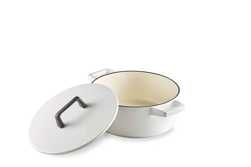 Habonne Baron braadpan 25cm wit - Inductie Geschikte Pannen